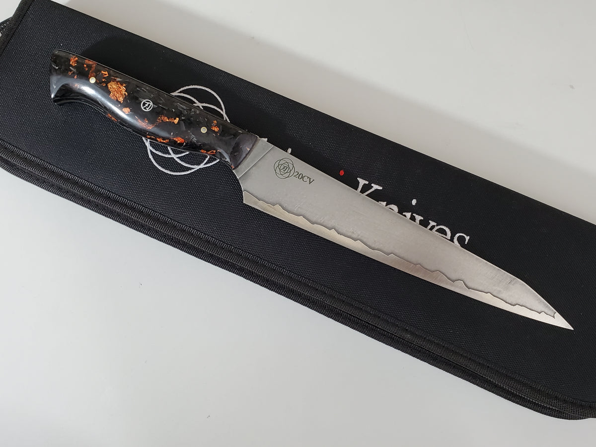 Custom Made in Canada CPM 20CV Best Kitchen knives | Ikigai Knives